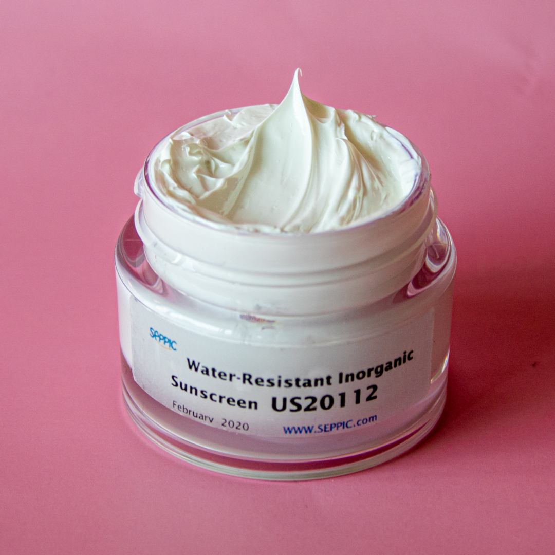 Water-Resistant Inorganic Sunscreen